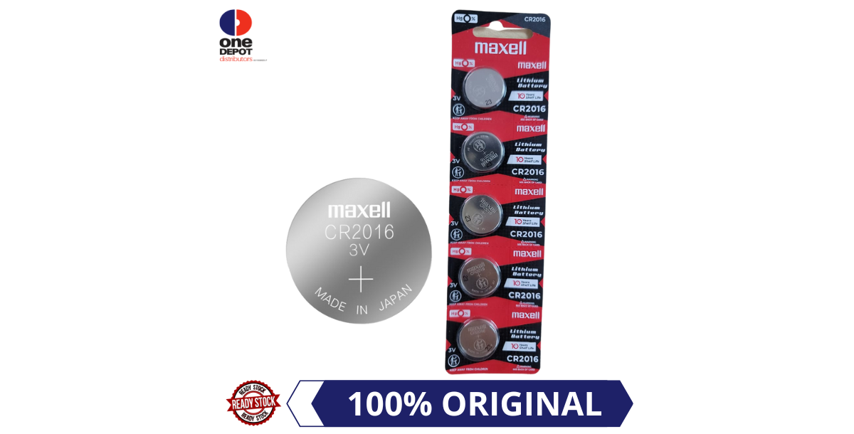 Maxell CR2016 Lithium Coin Battery | One Depot Distributors